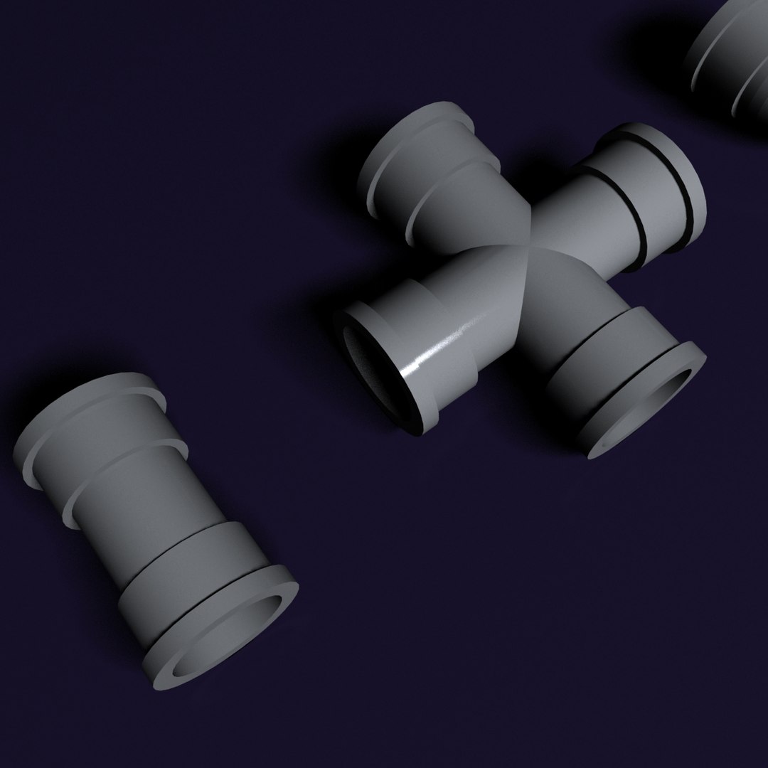 3d Model Pvc Pipes