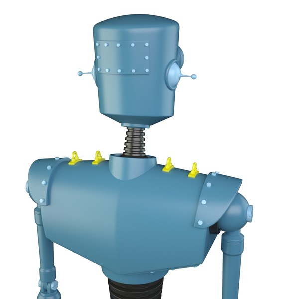 3d cartoon robot model