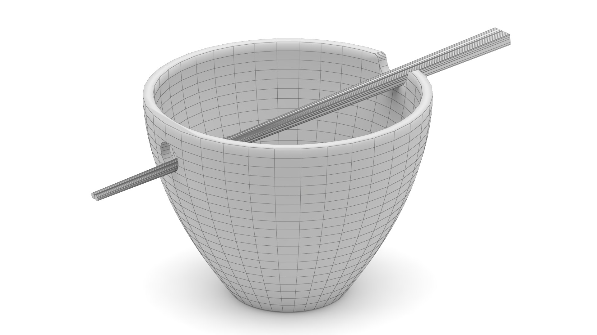 Asian Noodle Bowl 3D Model - TurboSquid 2050283