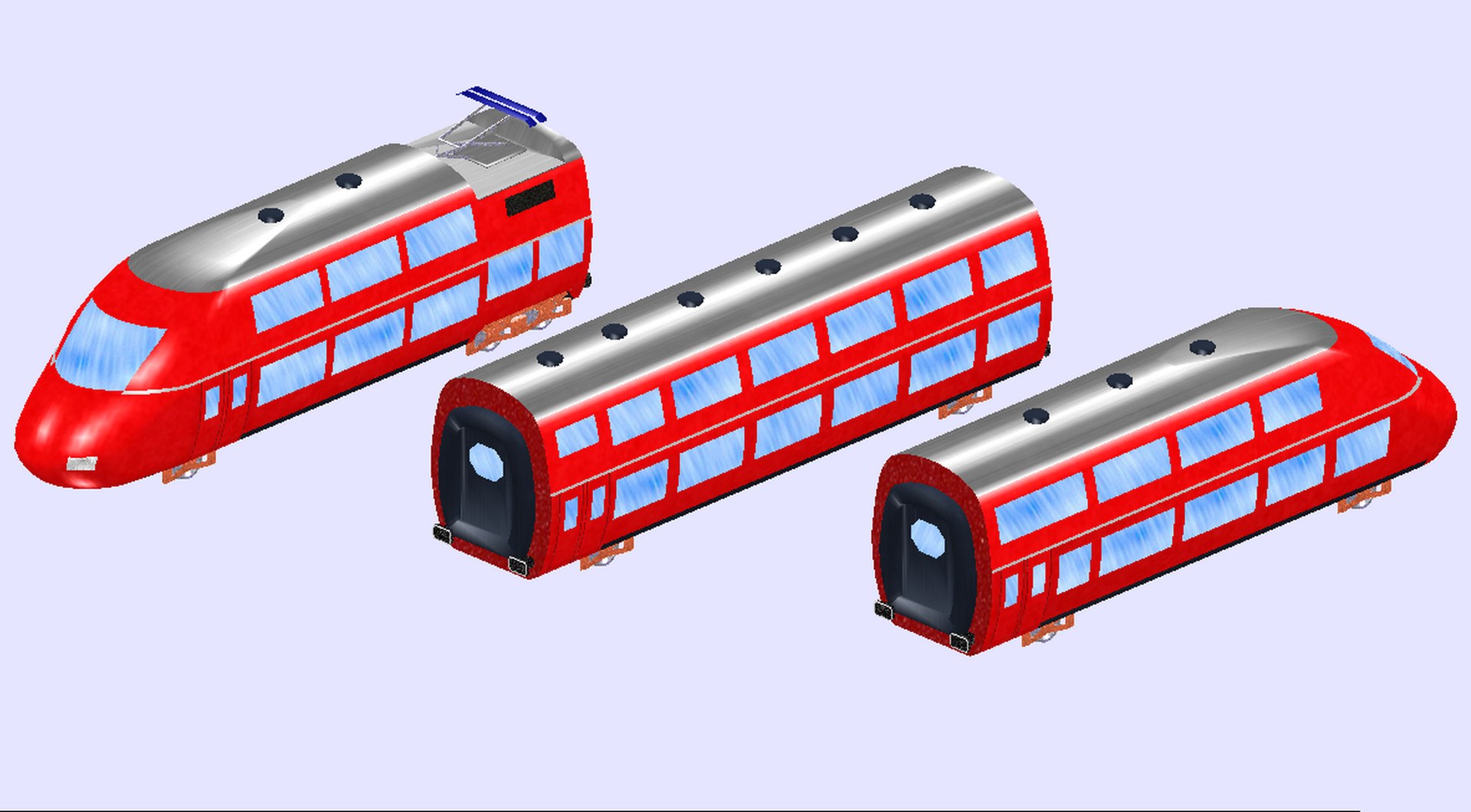 Ice Ktx Passenger Train 3D Model - TurboSquid 1708076
