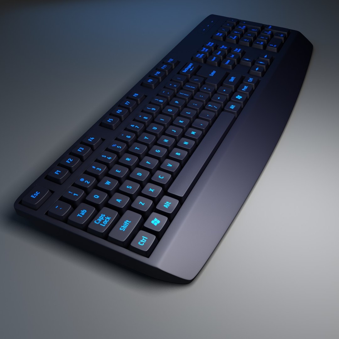 3d pc keyboard