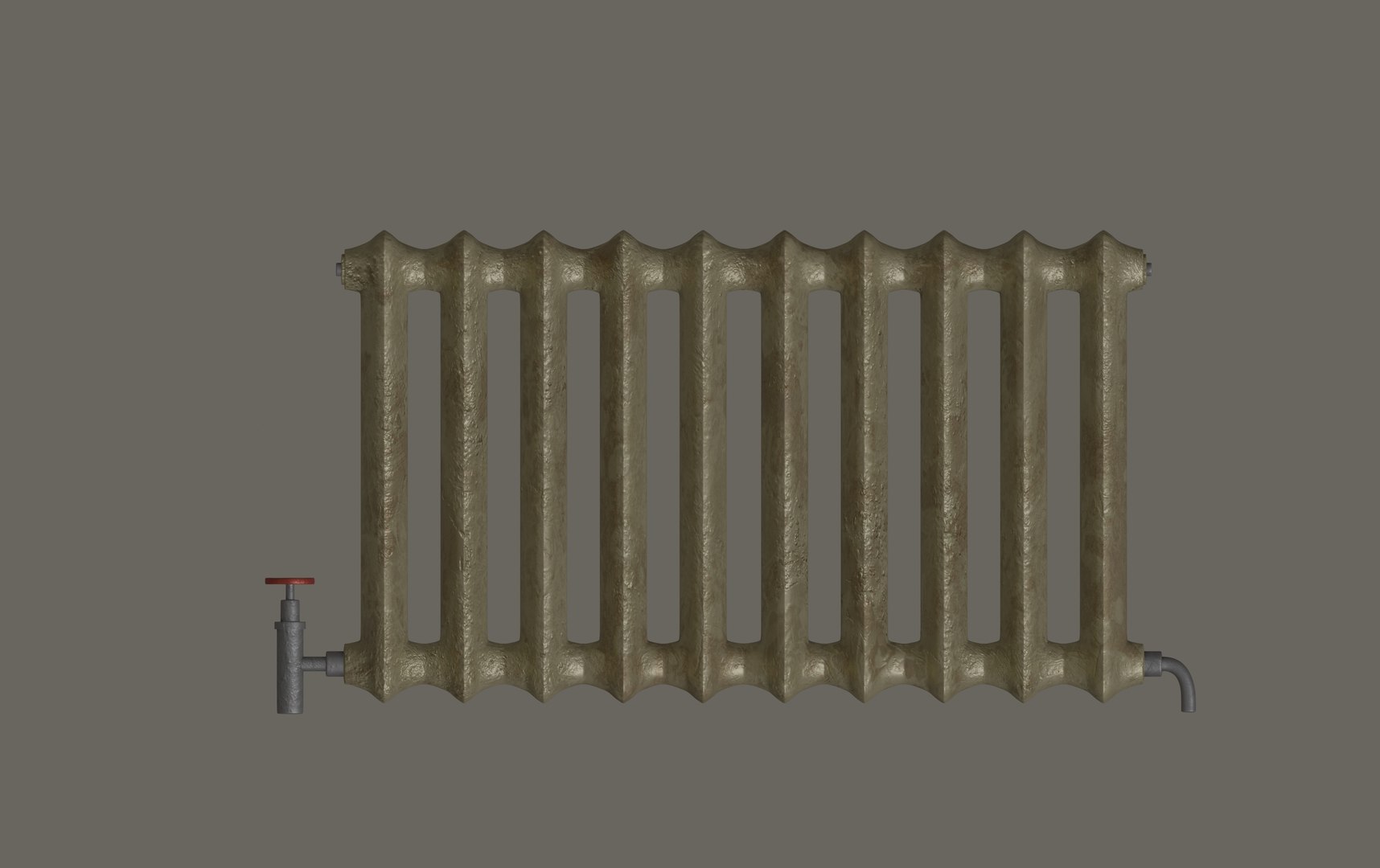 3D Old Radiator Model - TurboSquid 1609456