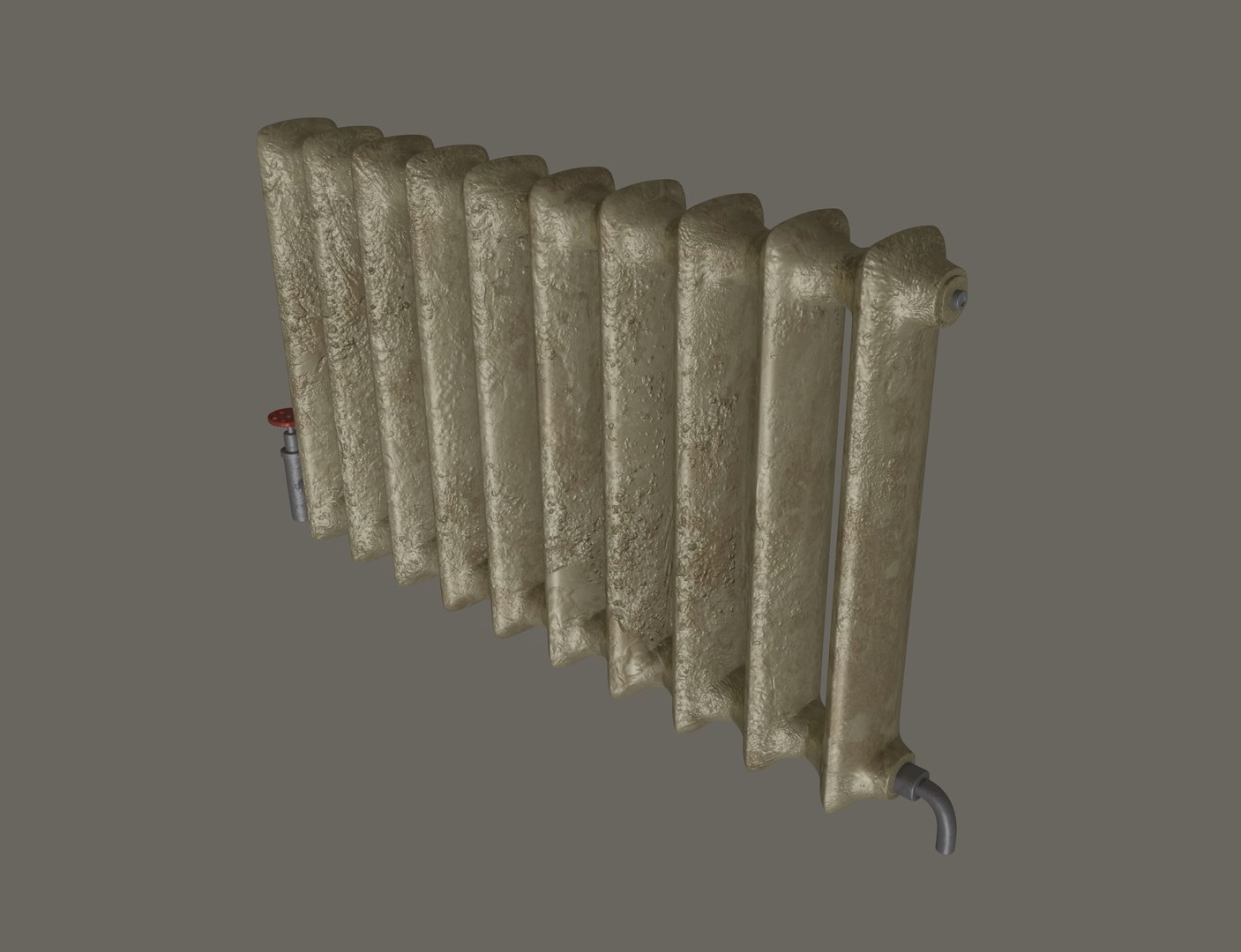 3D Old Radiator Model - TurboSquid 1609456