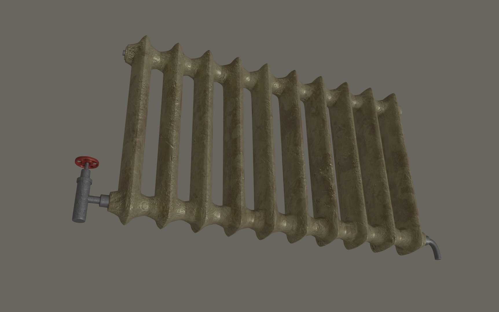 3D Old Radiator Model - TurboSquid 1609456