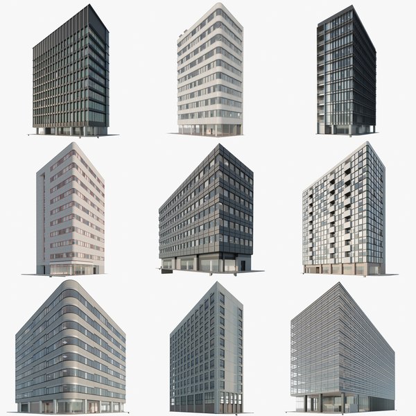 Office Building USD Models for Download | TurboSquid