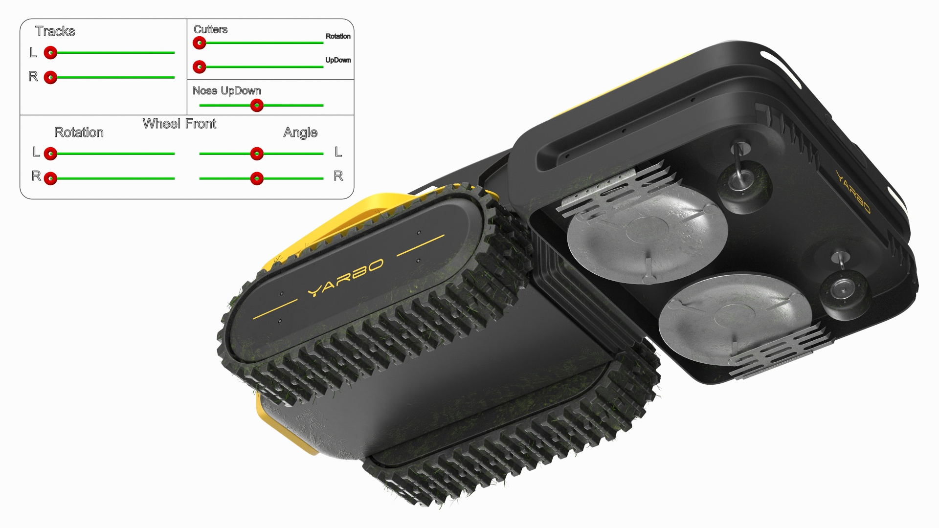 Yarbo Lawn Mower M1 Working Rigged 3D model - TurboSquid 2180513