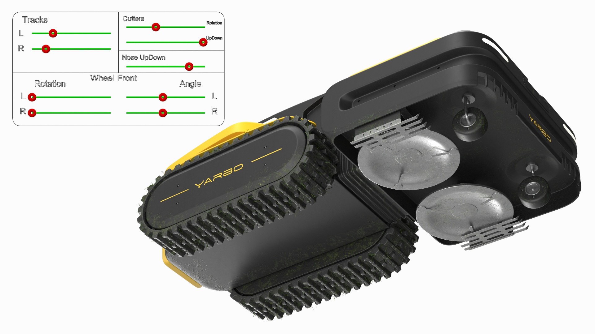 Yarbo Lawn Mower M1 Working Rigged 3D model - TurboSquid 2180513