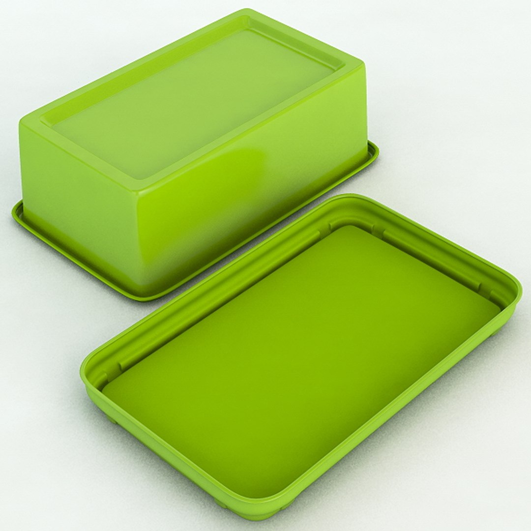 3d Margarine Box
