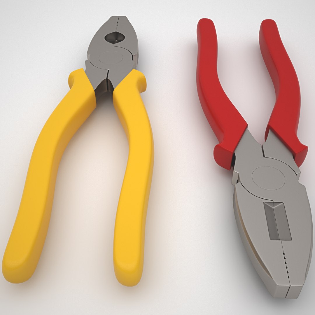 3d Model Pliers 002
