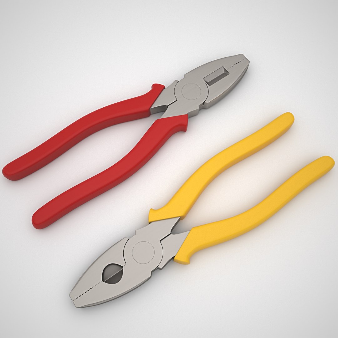 3d Model Pliers 002