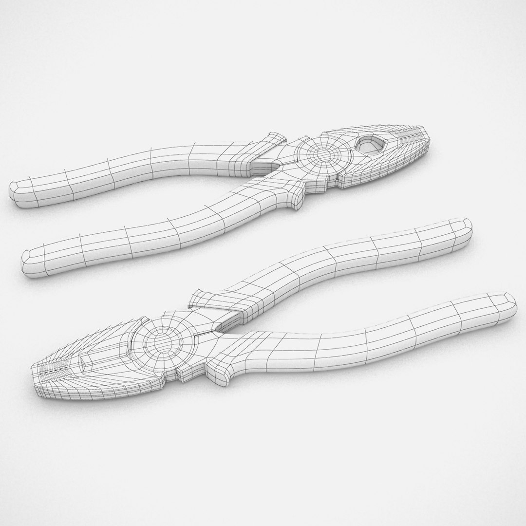 3d Model Pliers 002