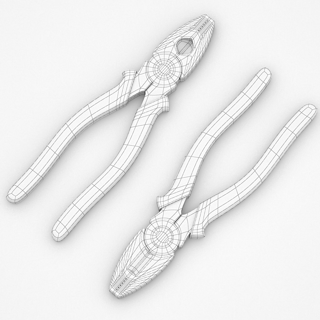 3d Model Pliers 002