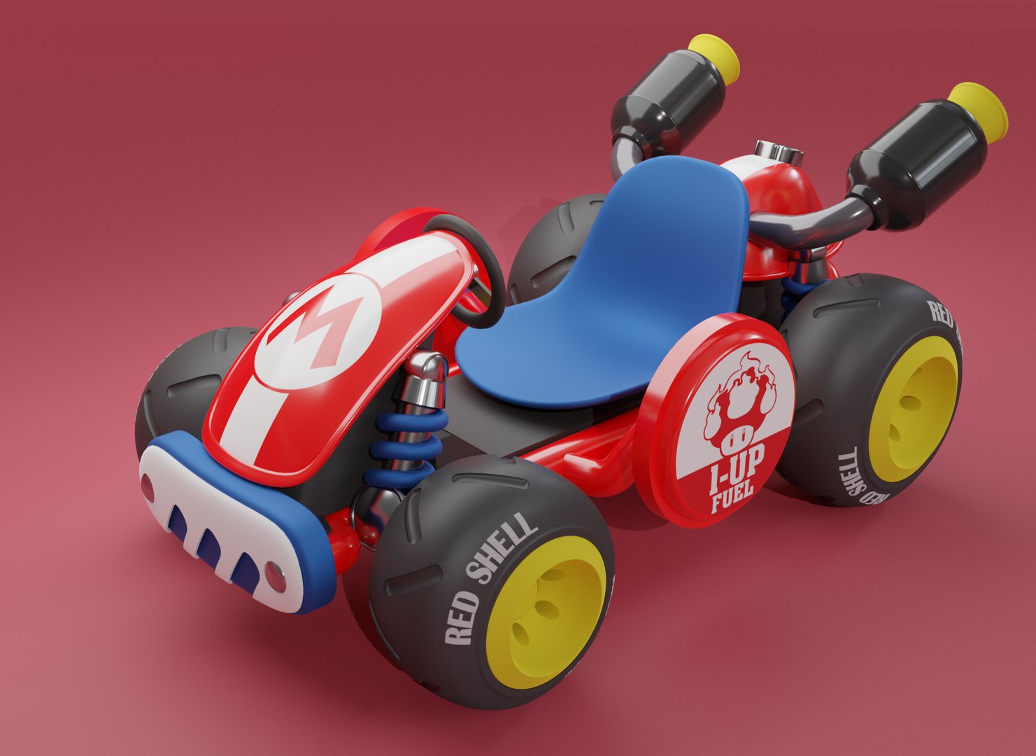 Modello 3D Mario Kart World 2025 Switch 2 - TurboSquid 2389932