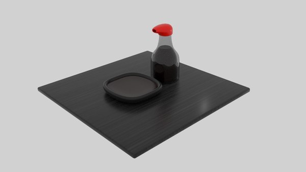 3D модель Японский соевый соус - TurboSquid 1192919