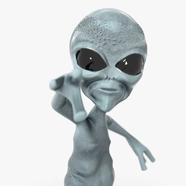 modelo 3d Gris alien - TurboSquid 686936