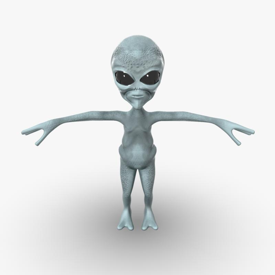 3d Grays Aliens Model