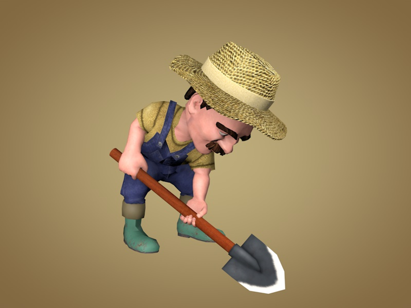3D farmer - TurboSquid 1353071