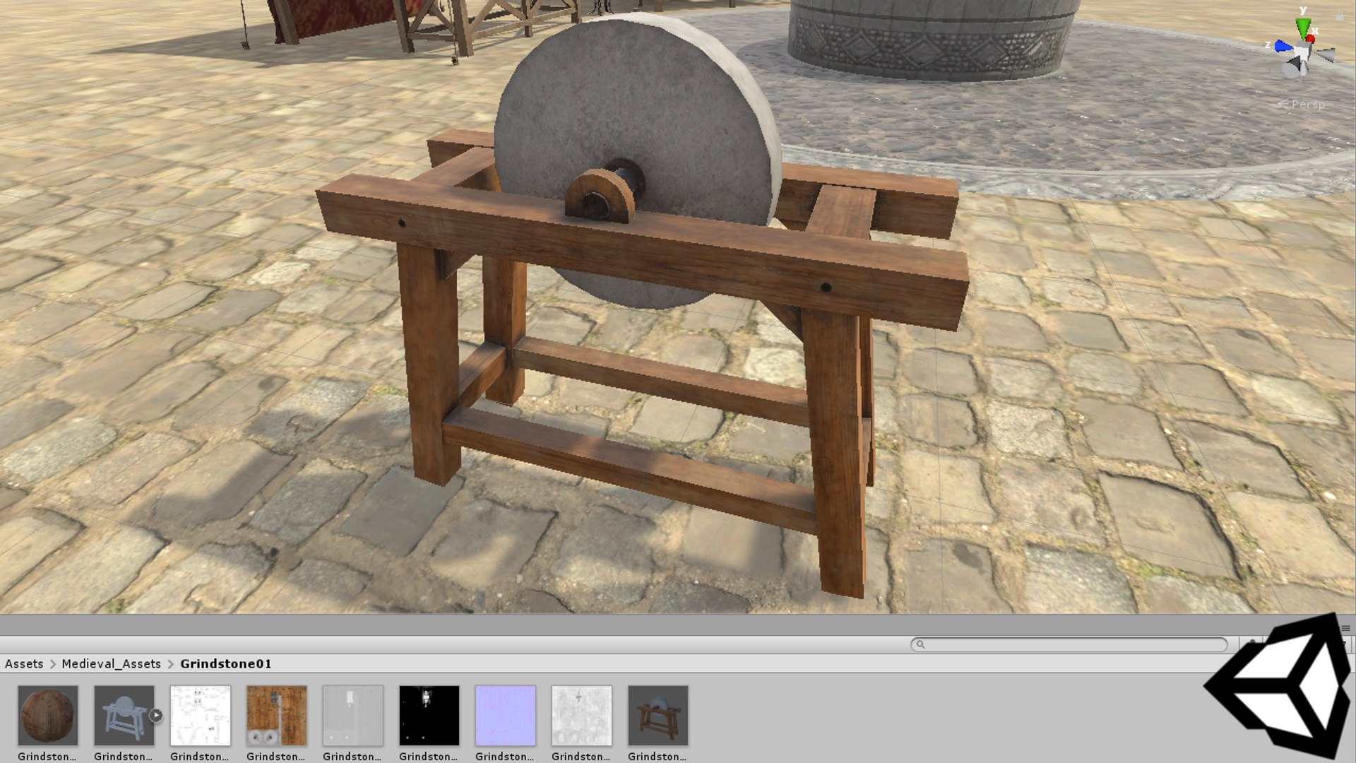Medieval Grindstone Stone 3D Model - TurboSquid 1497763