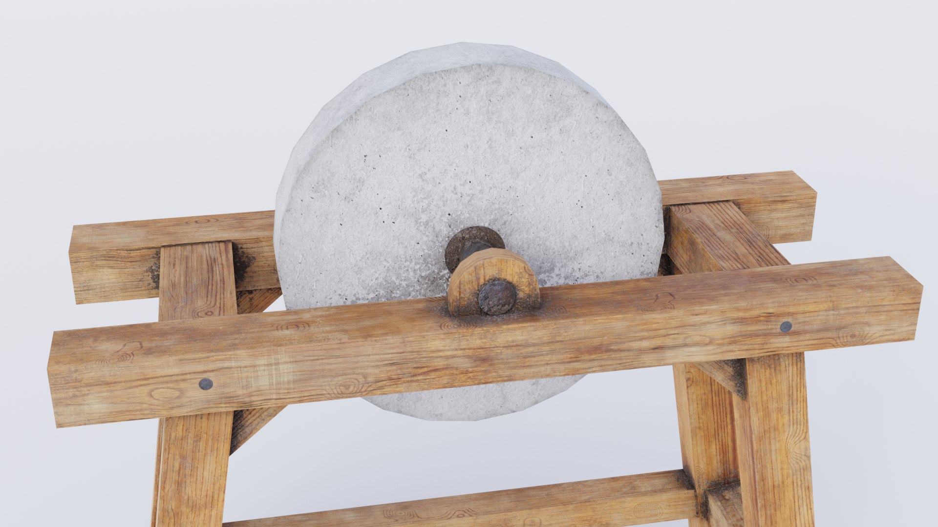 Medieval Grindstone Stone 3D Model - TurboSquid 1497763