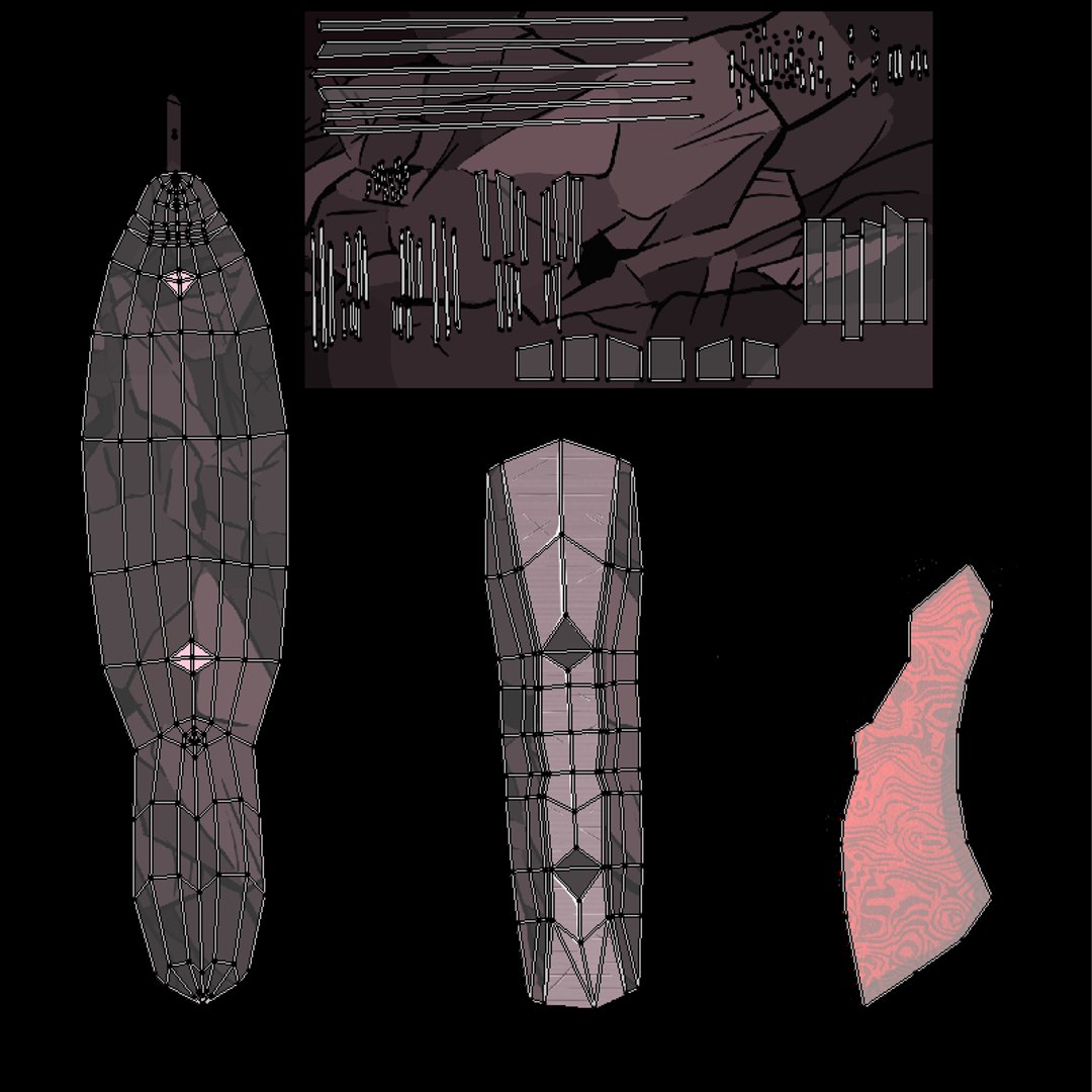 3D butcher knife blade - TurboSquid 1629261