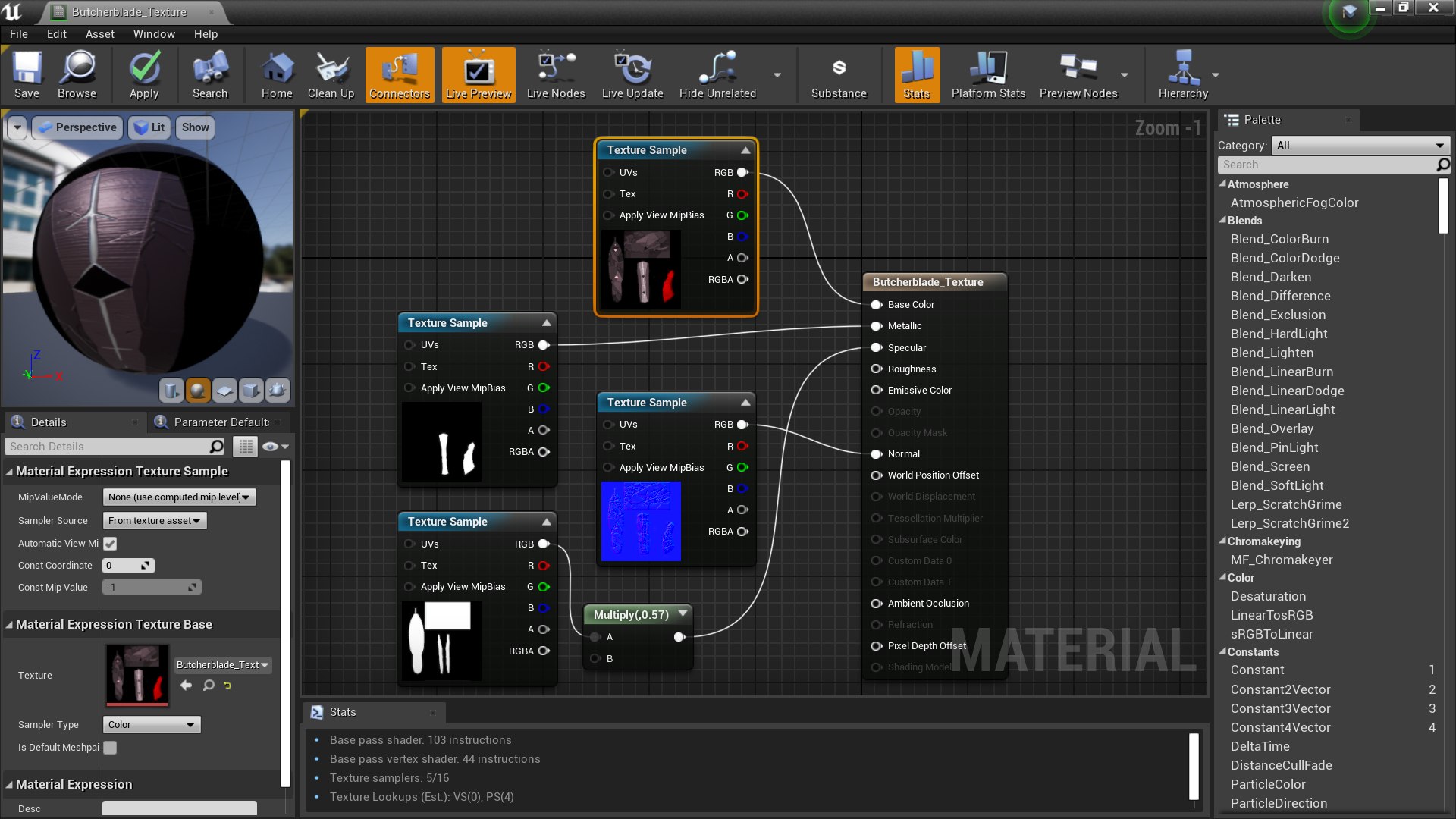 3D butcher knife blade - TurboSquid 1629261