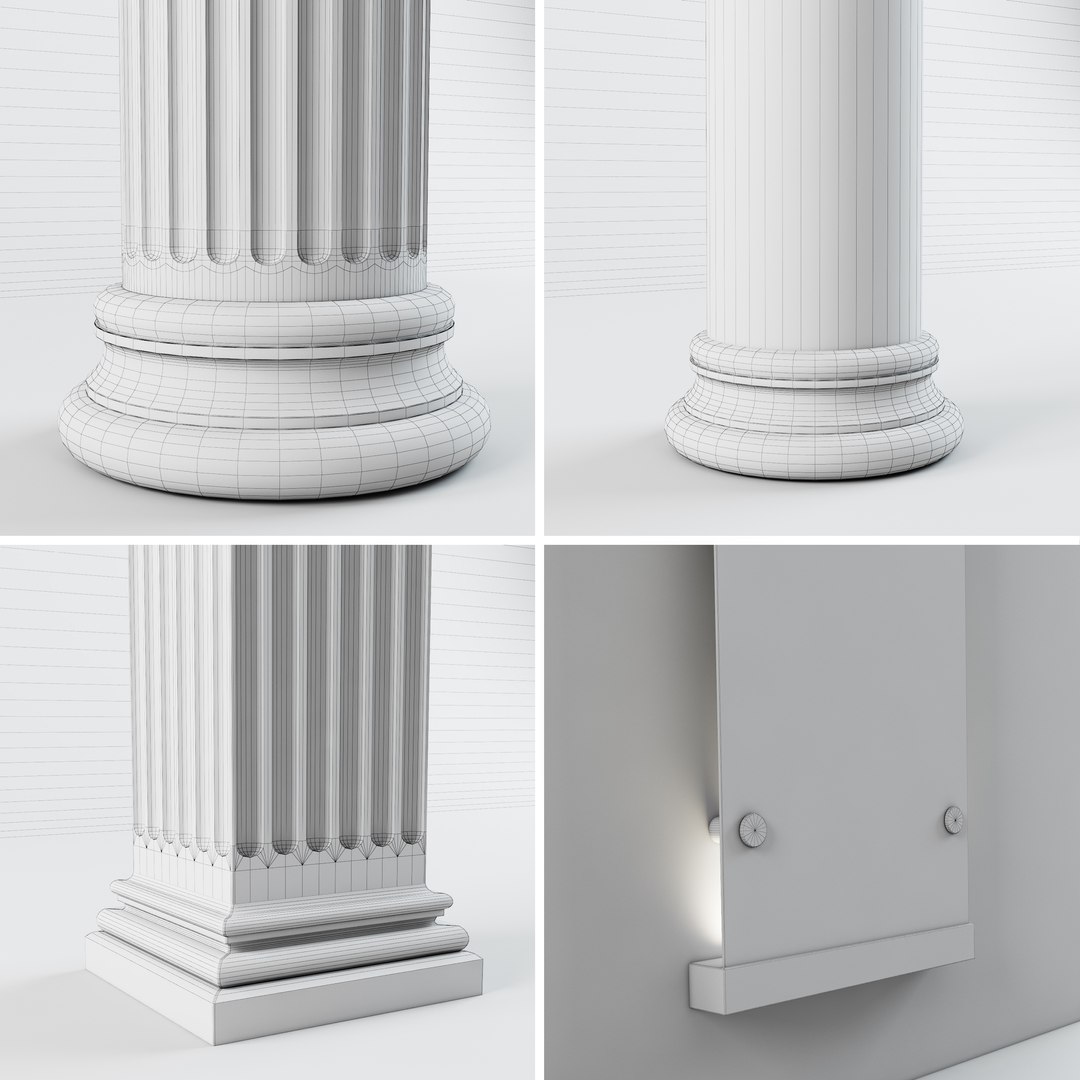 3d Column Model