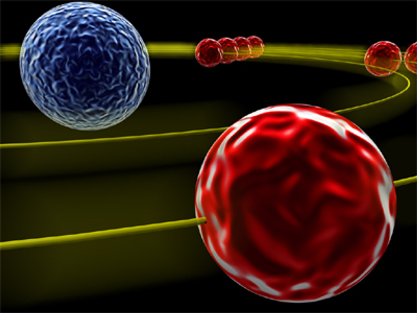 3d model elements atom