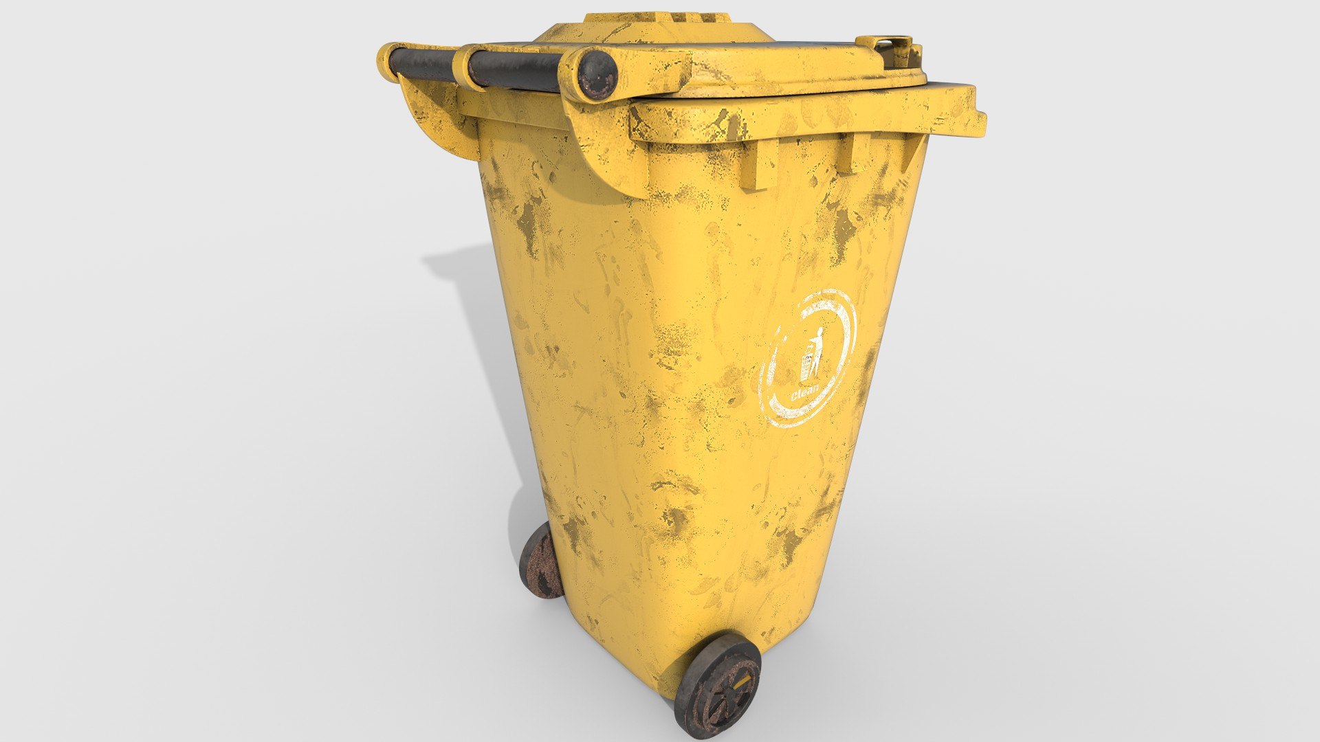 3D Dirty Dustbin - TurboSquid 2030970