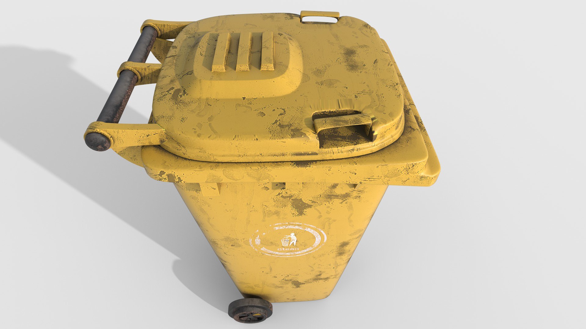 3D Dirty Dustbin - TurboSquid 2030970