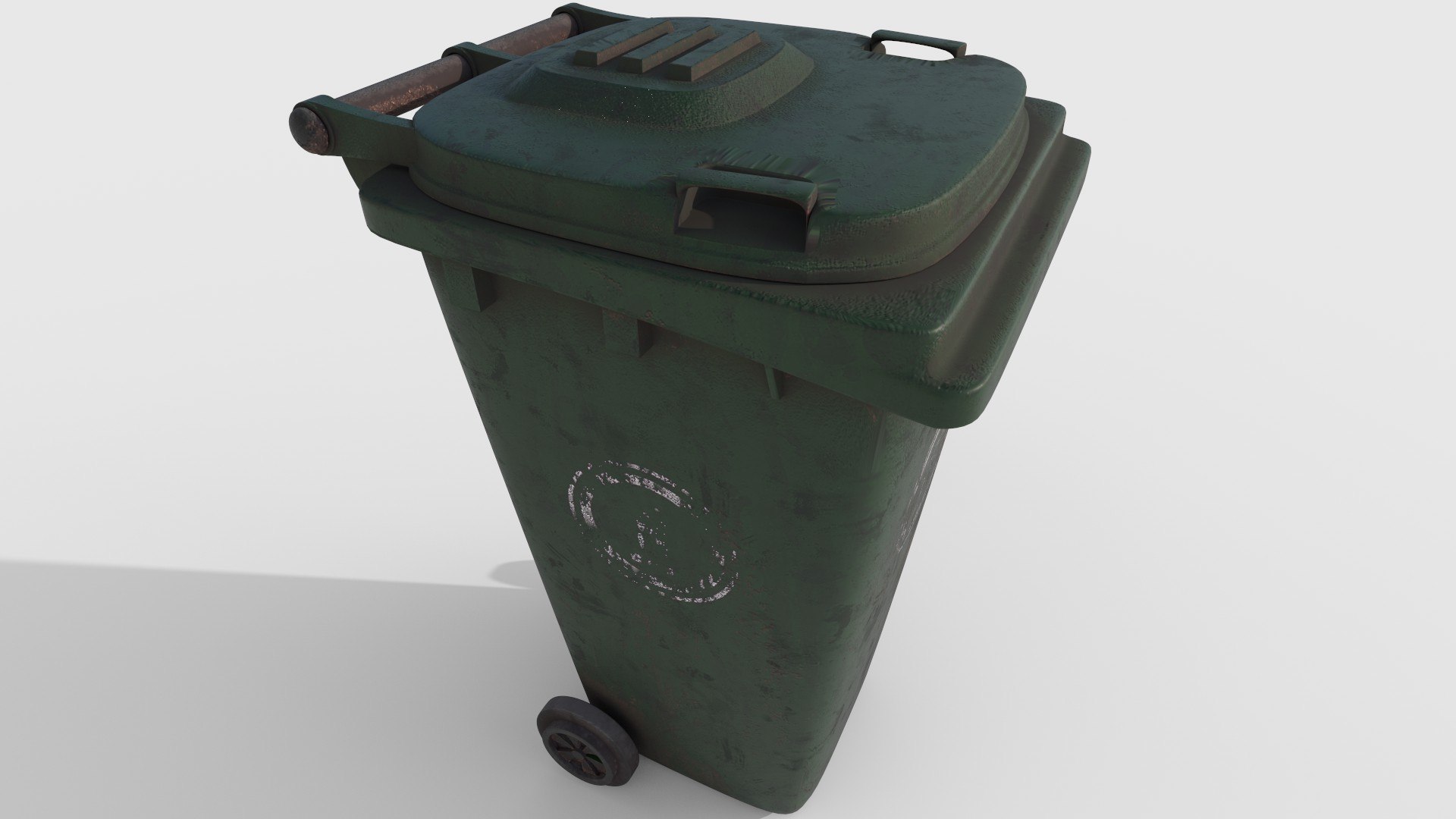 3D Dirty Dustbin - TurboSquid 2030970