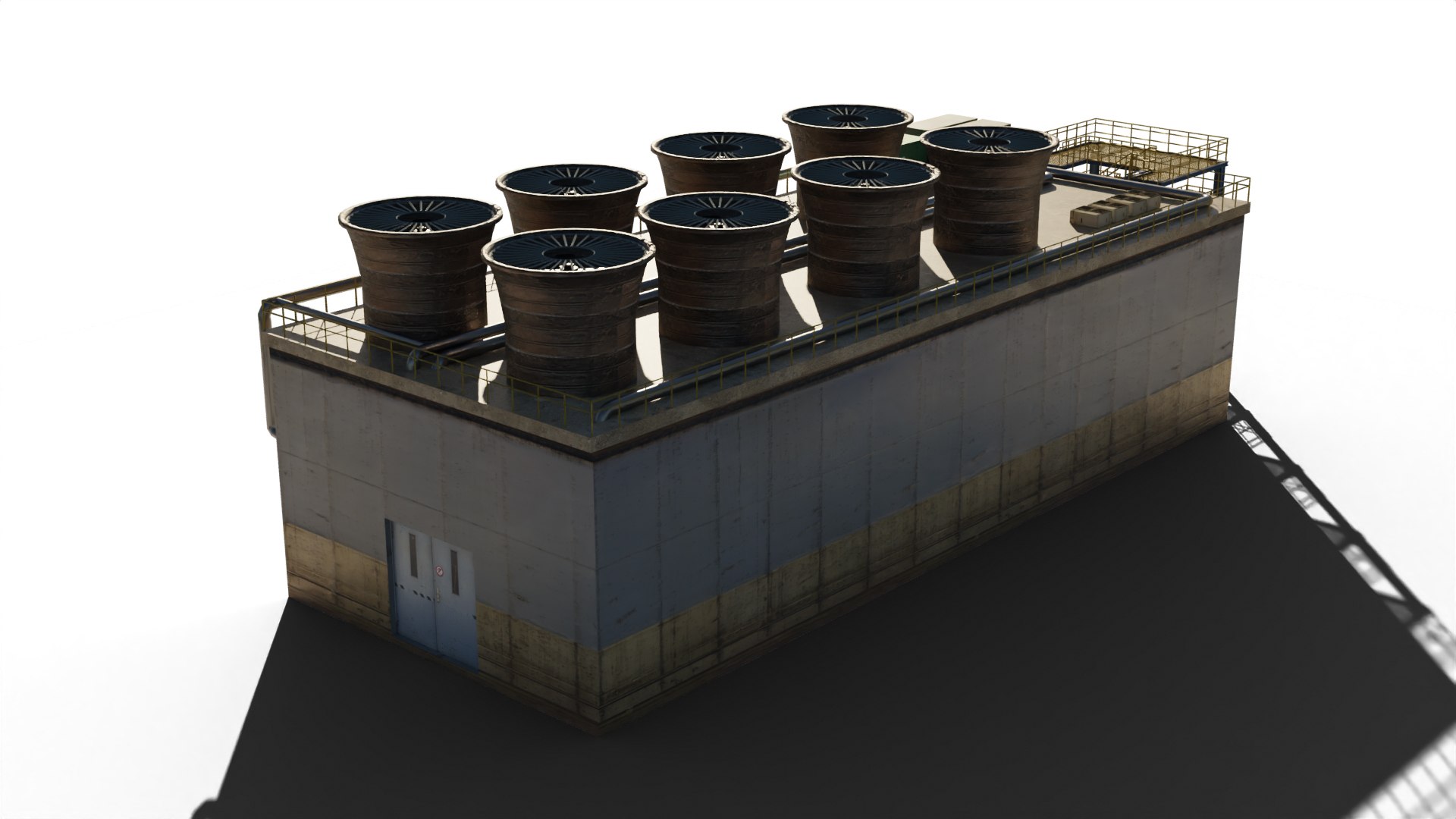 3D Cooling Tower - TurboSquid 1993027