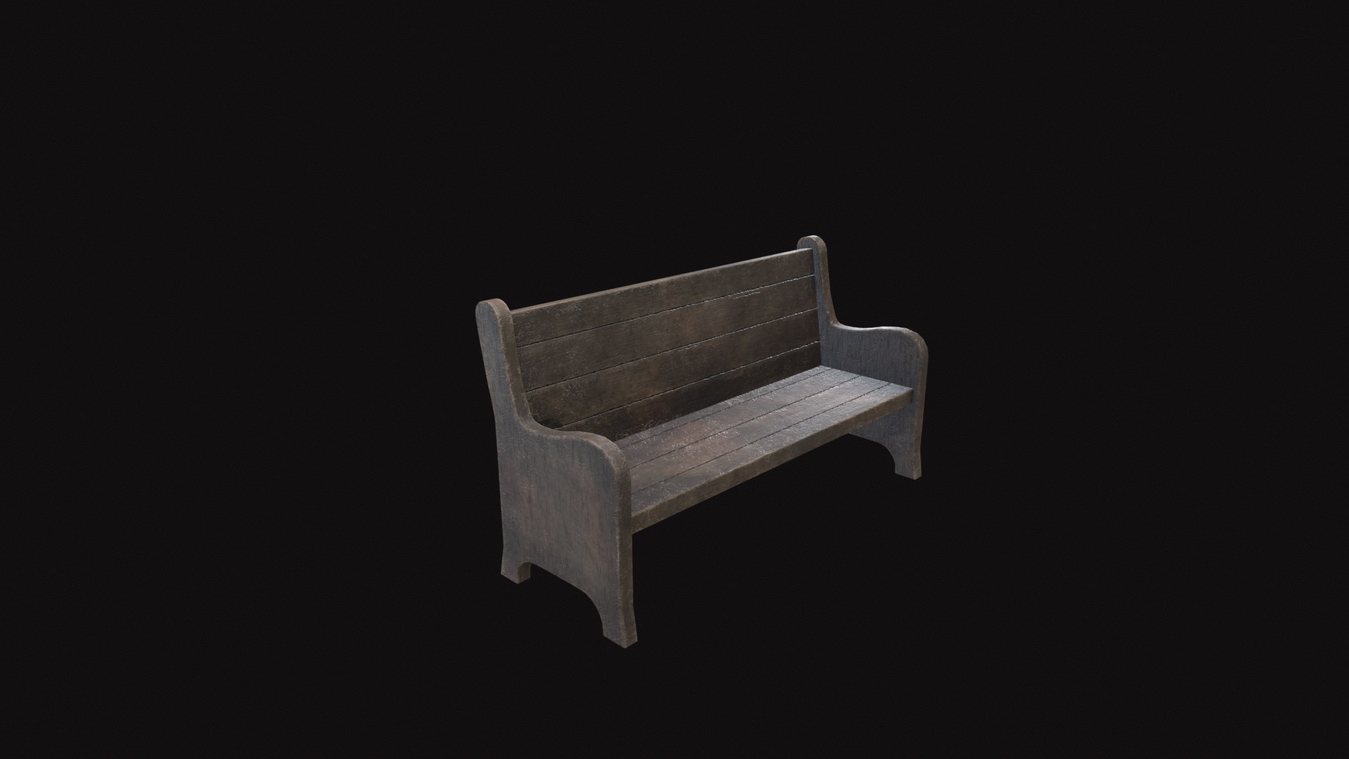 Medieval Bench Model - TurboSquid 2305188