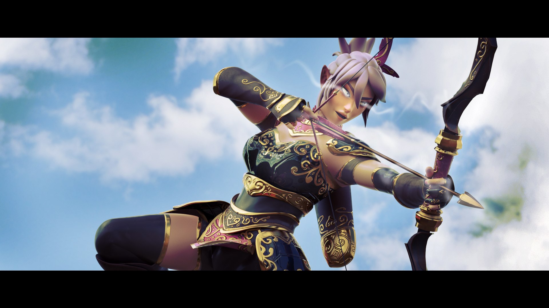 3D Model Low Poly - Stylized Archer - Sylvana - TurboSquid 2286474