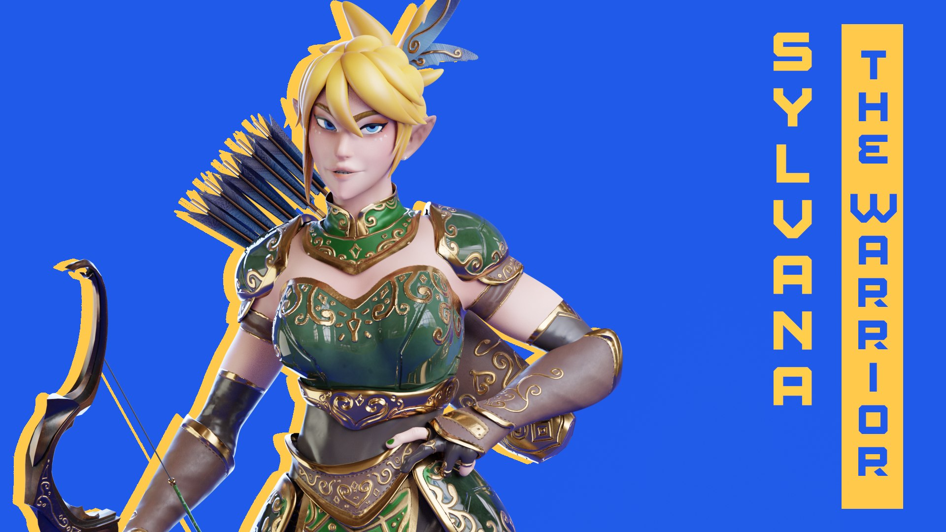 3D Model Low Poly - Stylized Archer - Sylvana - TurboSquid 2286474