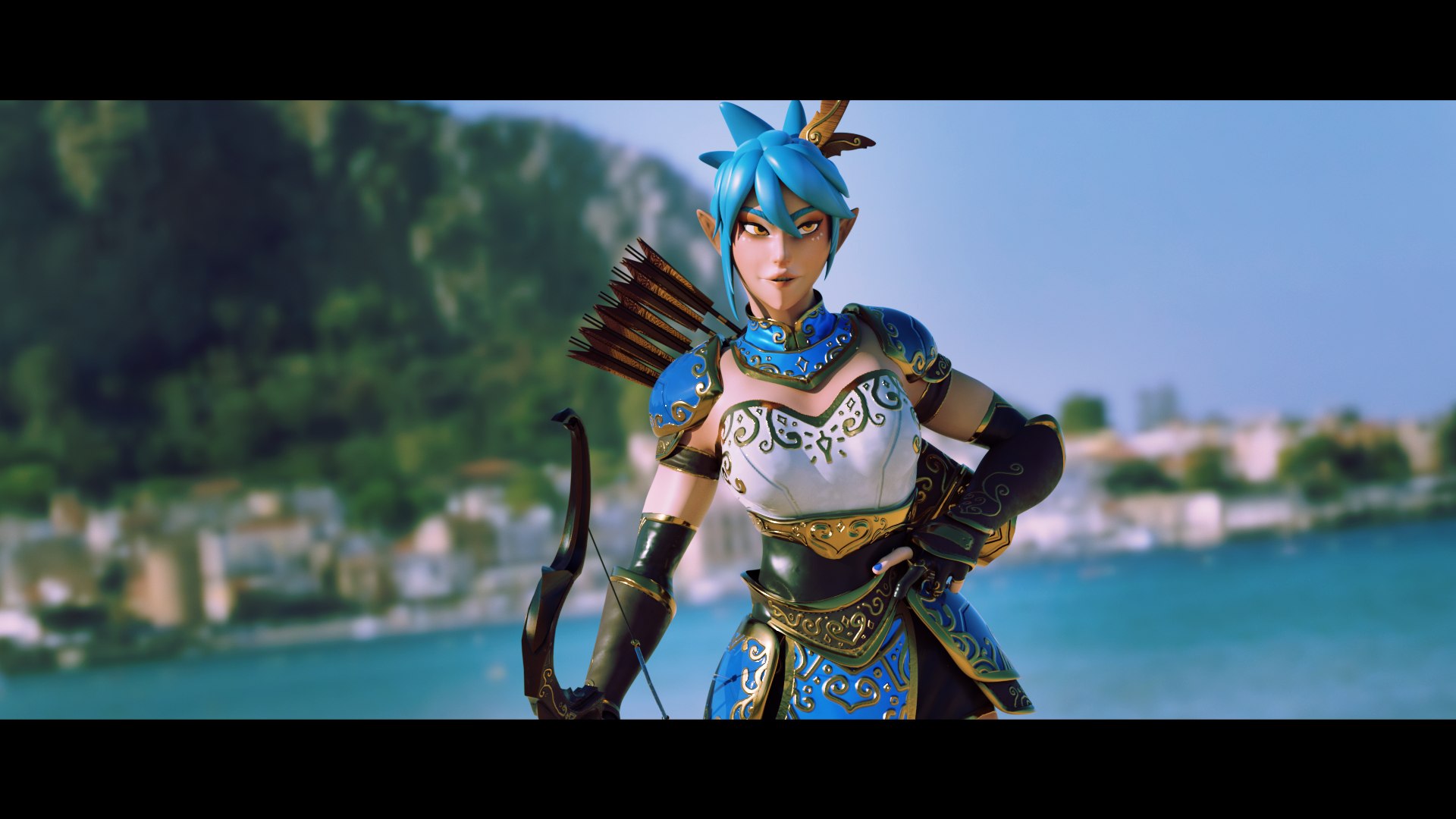 3D Model Low Poly - Stylized Archer - Sylvana - TurboSquid 2286474