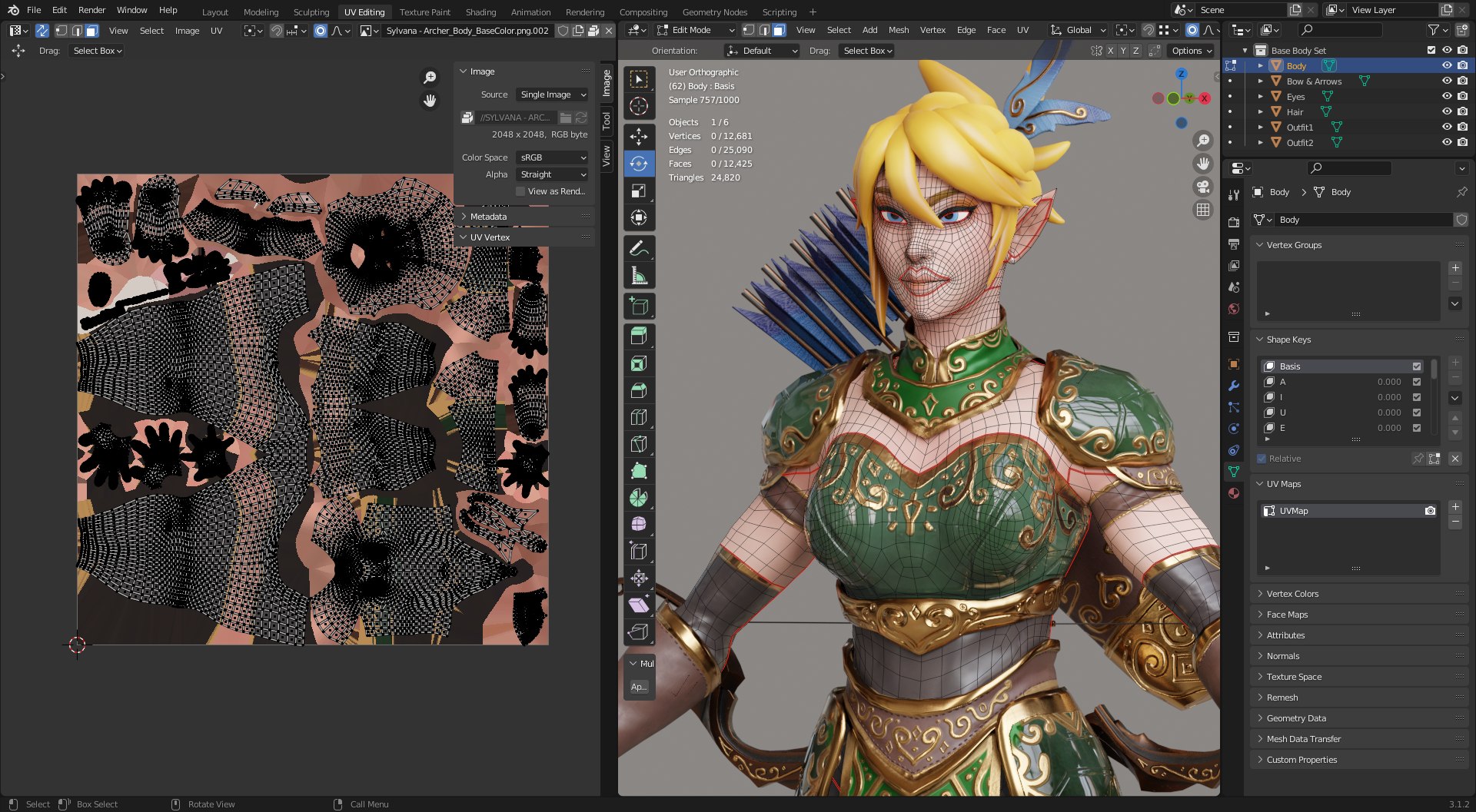 3D Model Low Poly - Stylized Archer - Sylvana - TurboSquid 2286474