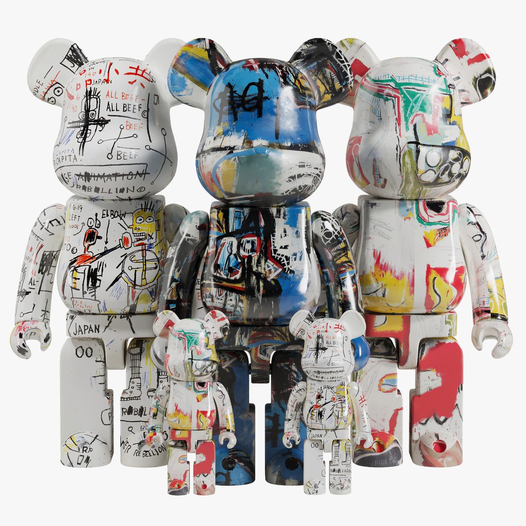 Bearbrick Basquiat 3D Model - TurboSquid 1700114