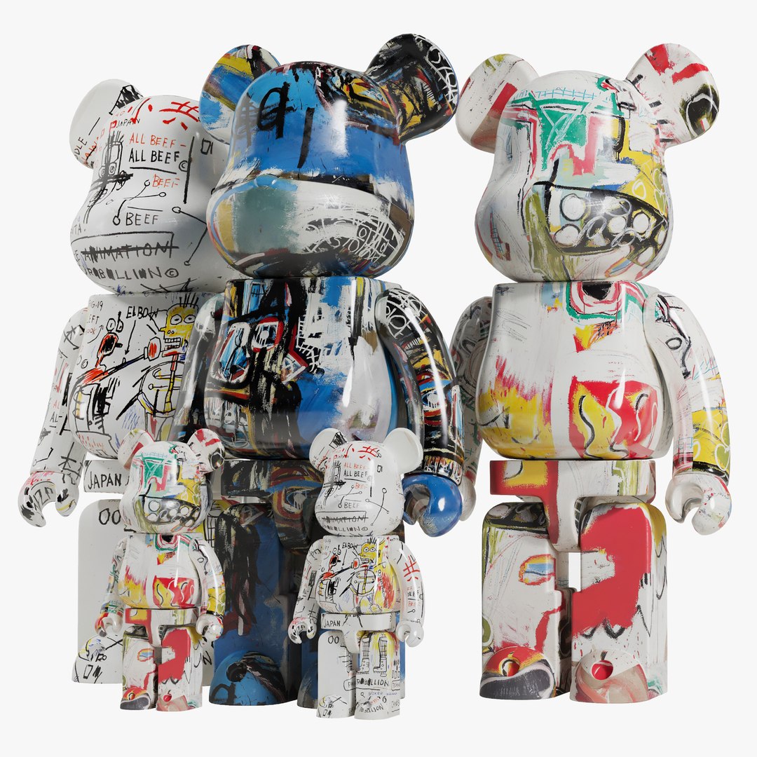 Bearbrick Basquiat 3D Model - TurboSquid 1700114
