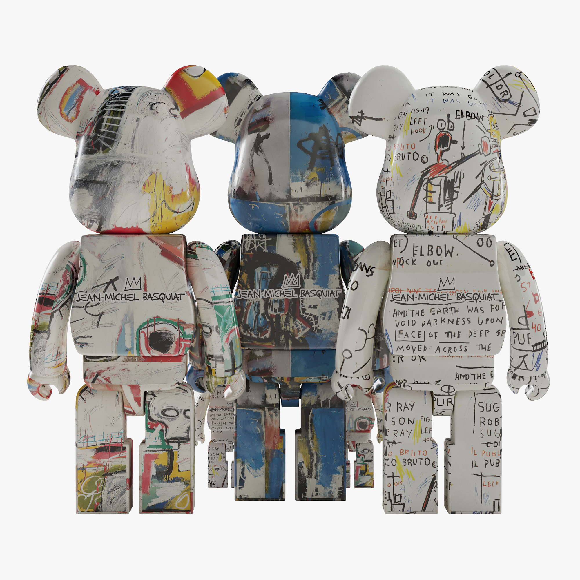 Bearbrick basquiat 3D model - TurboSquid 1700114