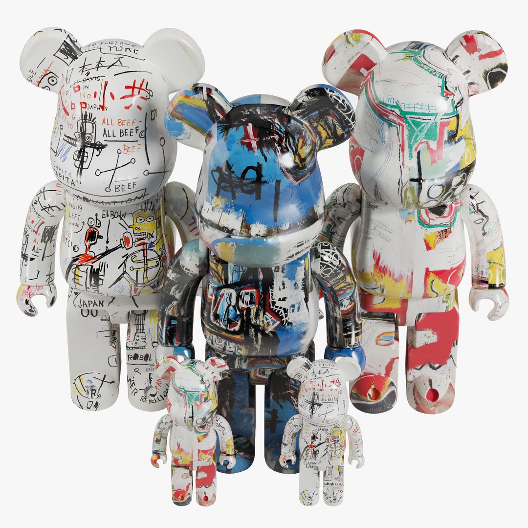 Bearbrick Basquiat 3D Model - TurboSquid 1700114