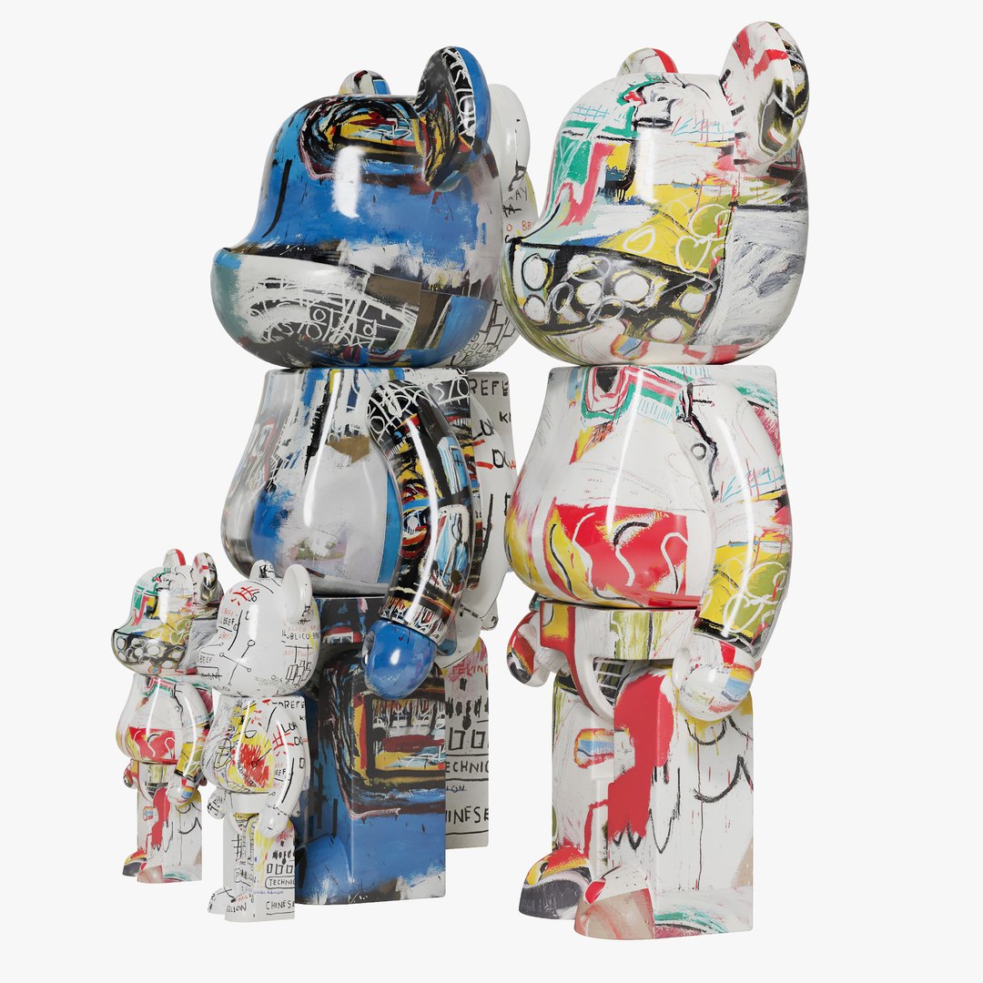 Bearbrick Basquiat 3D Model - TurboSquid 1700114