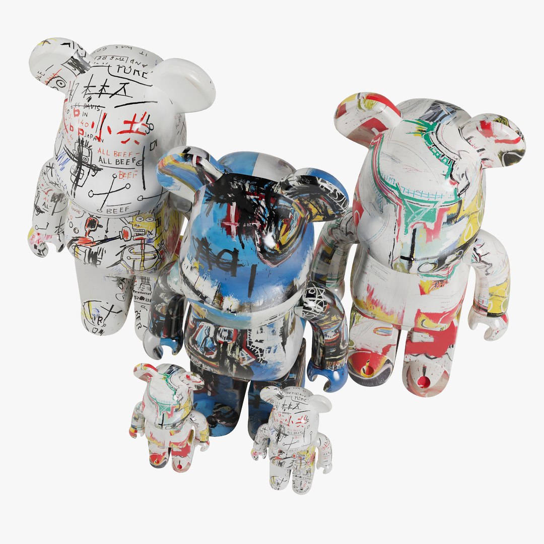 Bearbrick Basquiat 3D Model - TurboSquid 1700114