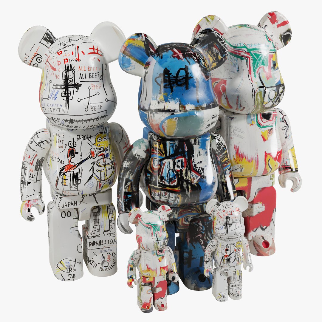 Bearbrick Basquiat 3D Model - TurboSquid 1700114