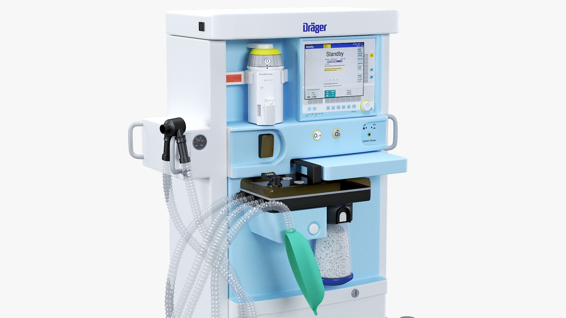 3D Anesthesia Machine Drager Primus - TurboSquid 1532557