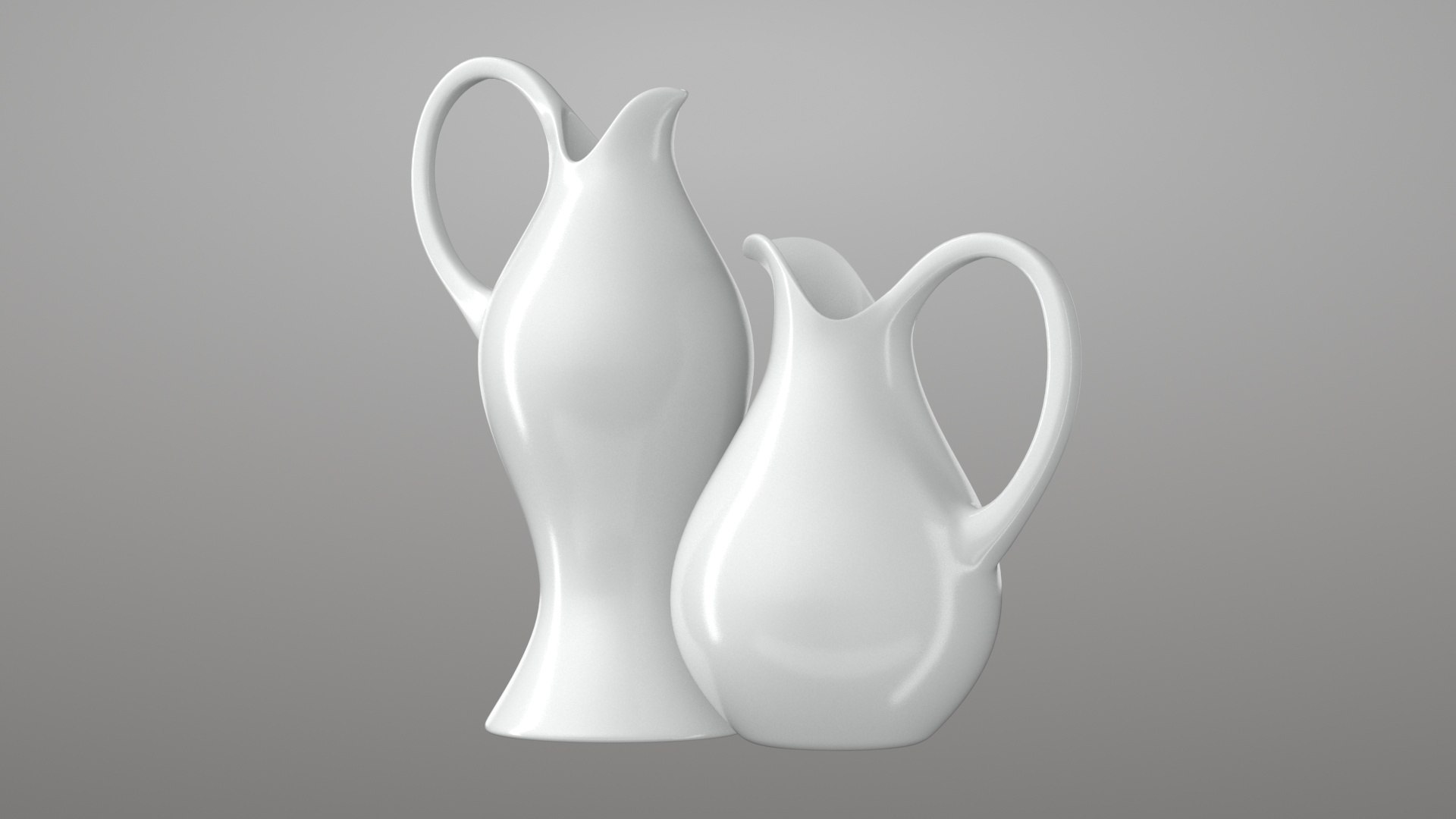 3D Pitchers Set 2 In 1 PBR - TurboSquid 2225296