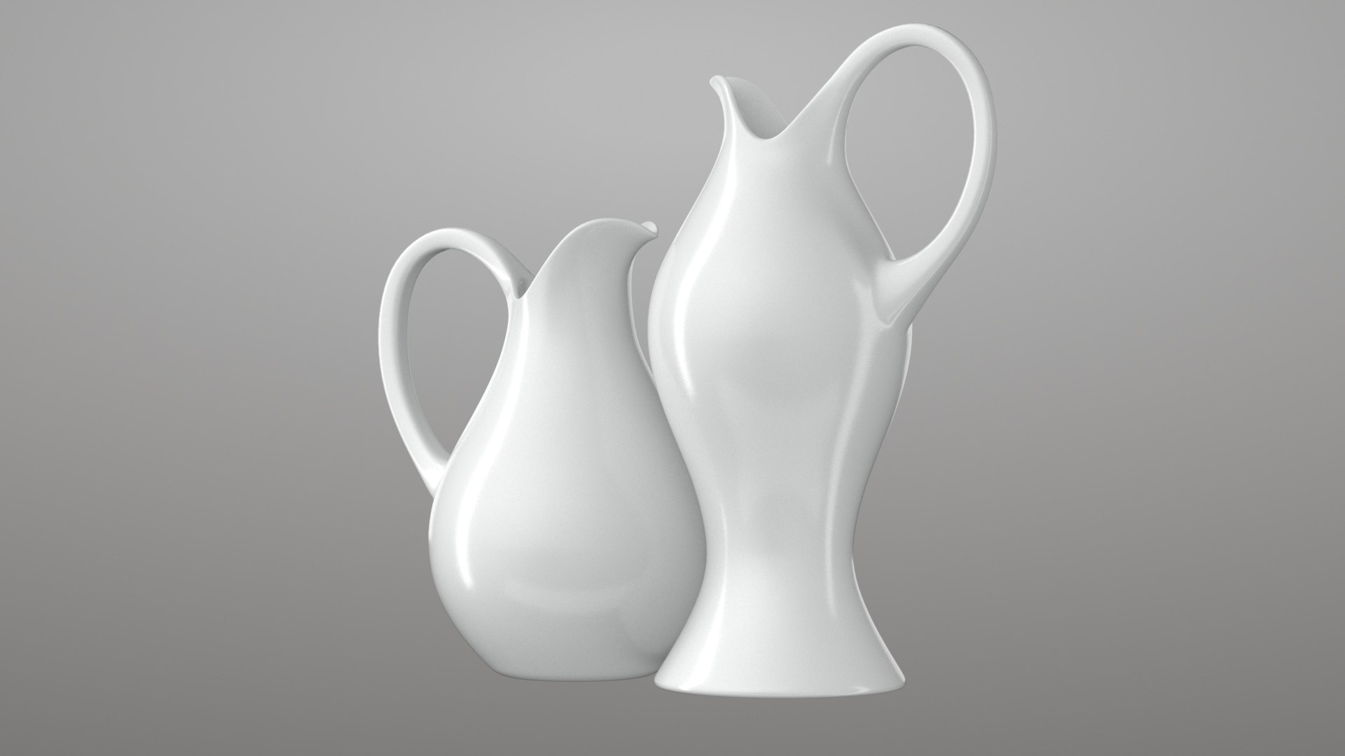 3D Pitchers Set 2 In 1 PBR - TurboSquid 2225296