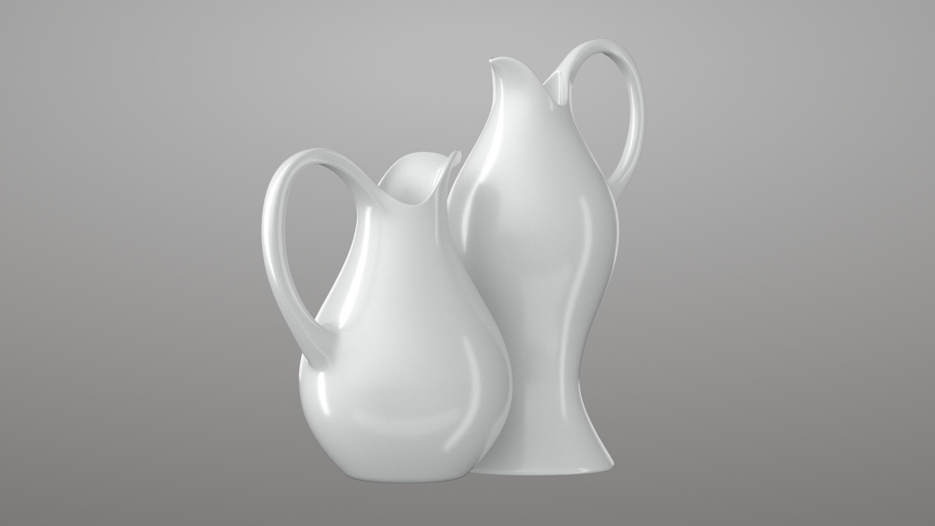 3D Pitchers Set 2 In 1 PBR - TurboSquid 2225296