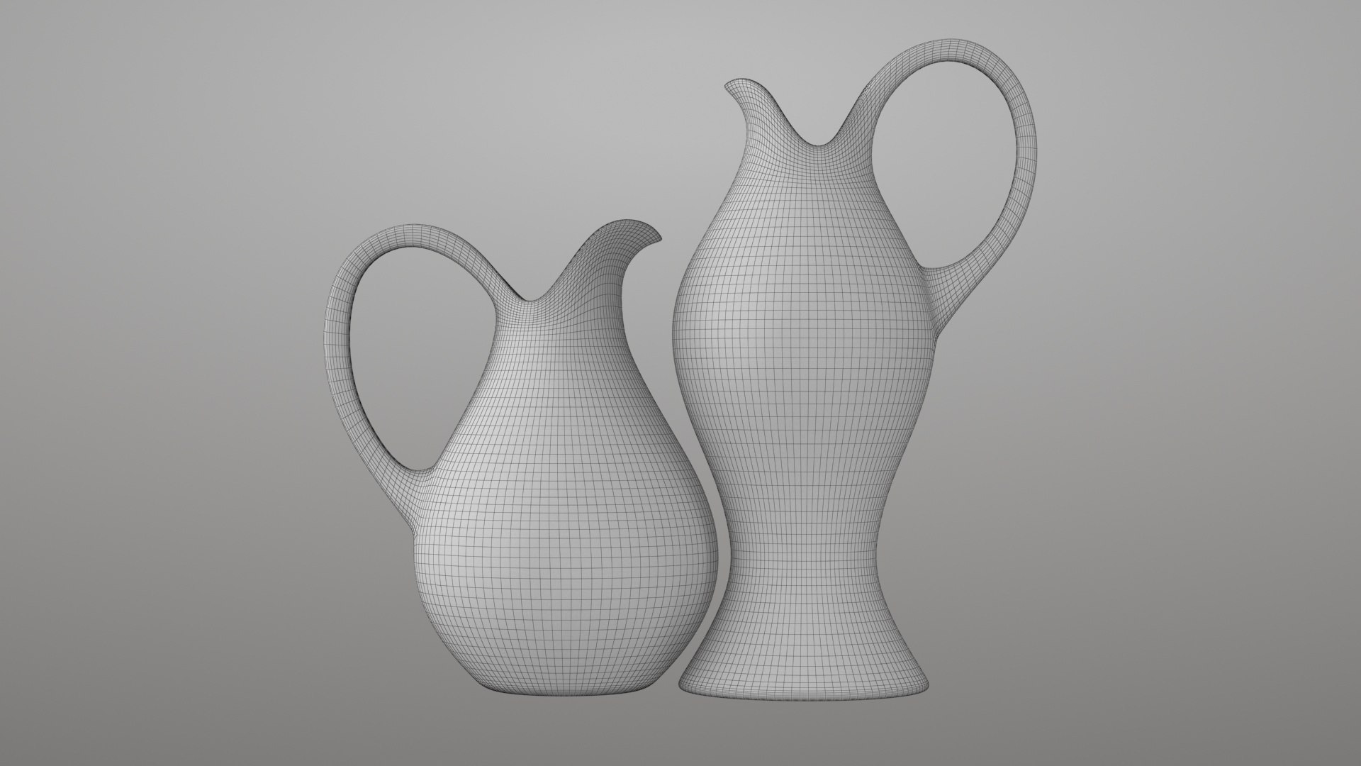 3D Pitchers Set 2 In 1 PBR - TurboSquid 2225296