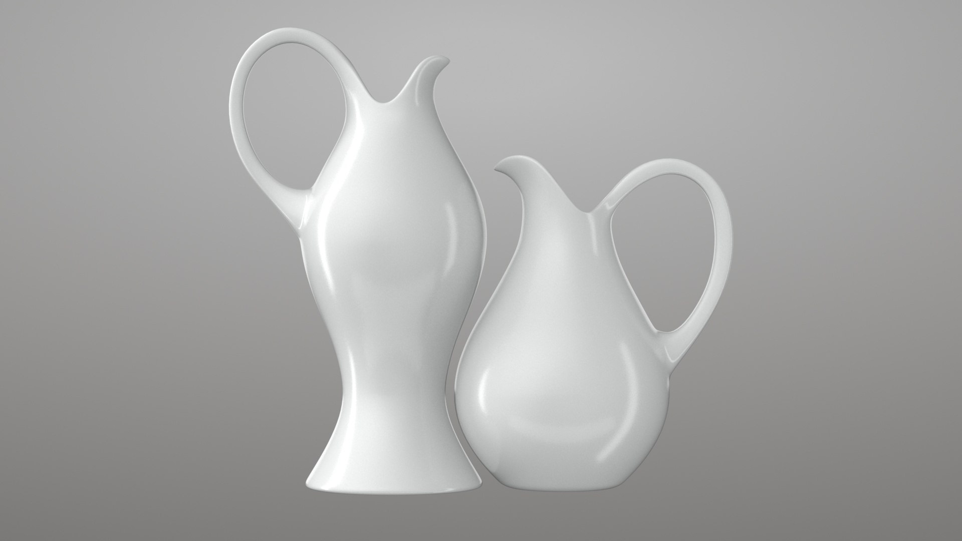 3D Pitchers Set 2 In 1 PBR - TurboSquid 2225296