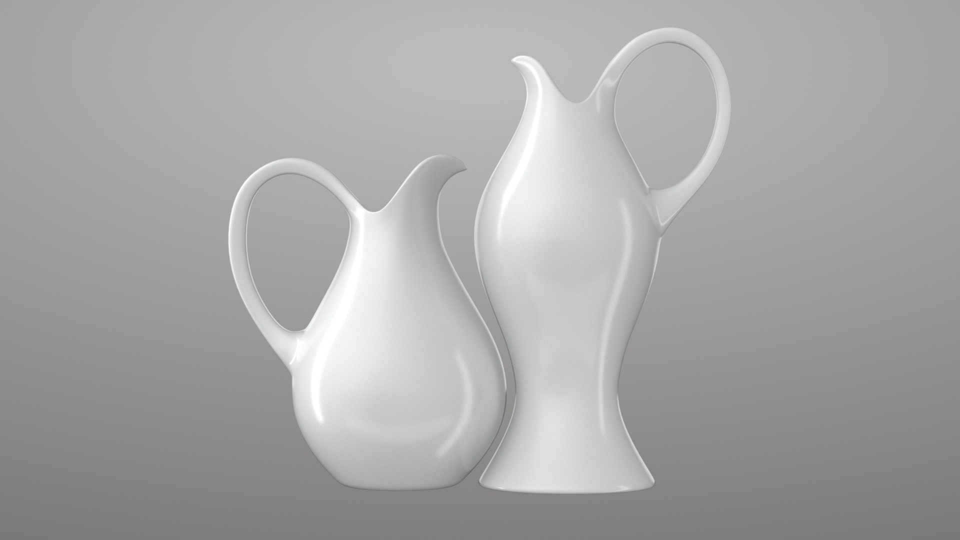 3D Pitchers Set 2 In 1 PBR - TurboSquid 2225296